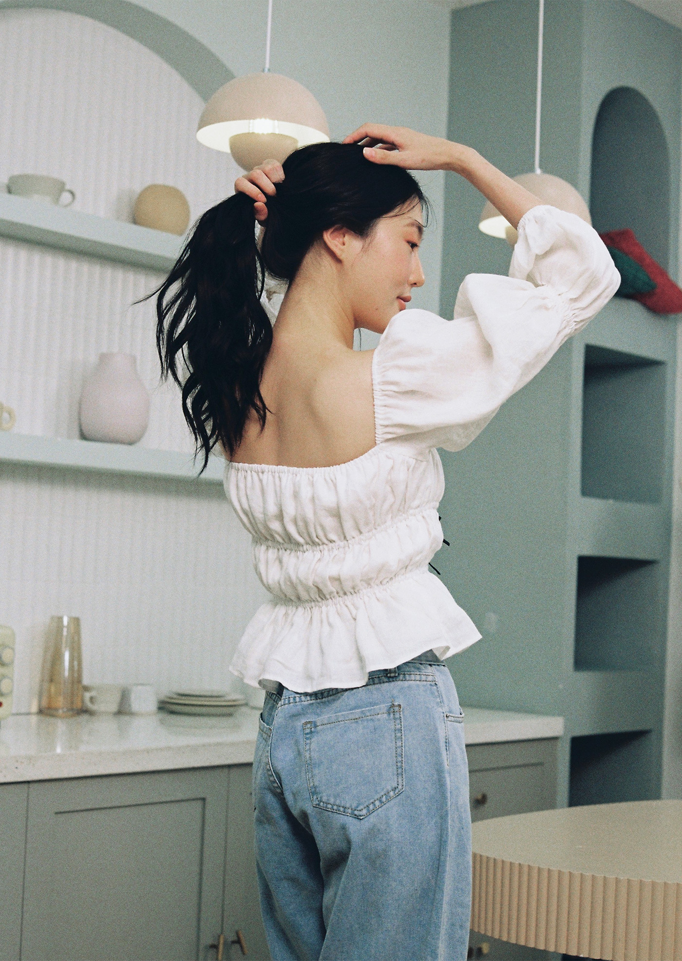 Amanda Top - White | Caramel Monster