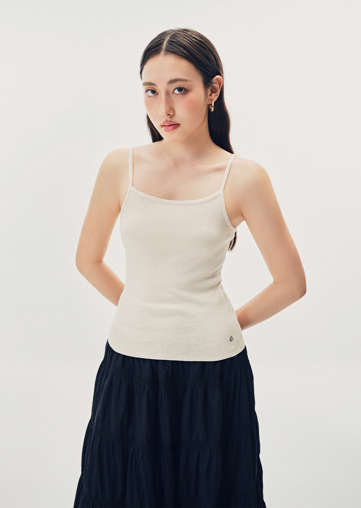 Lin Top - Ivory | Caramel Monster