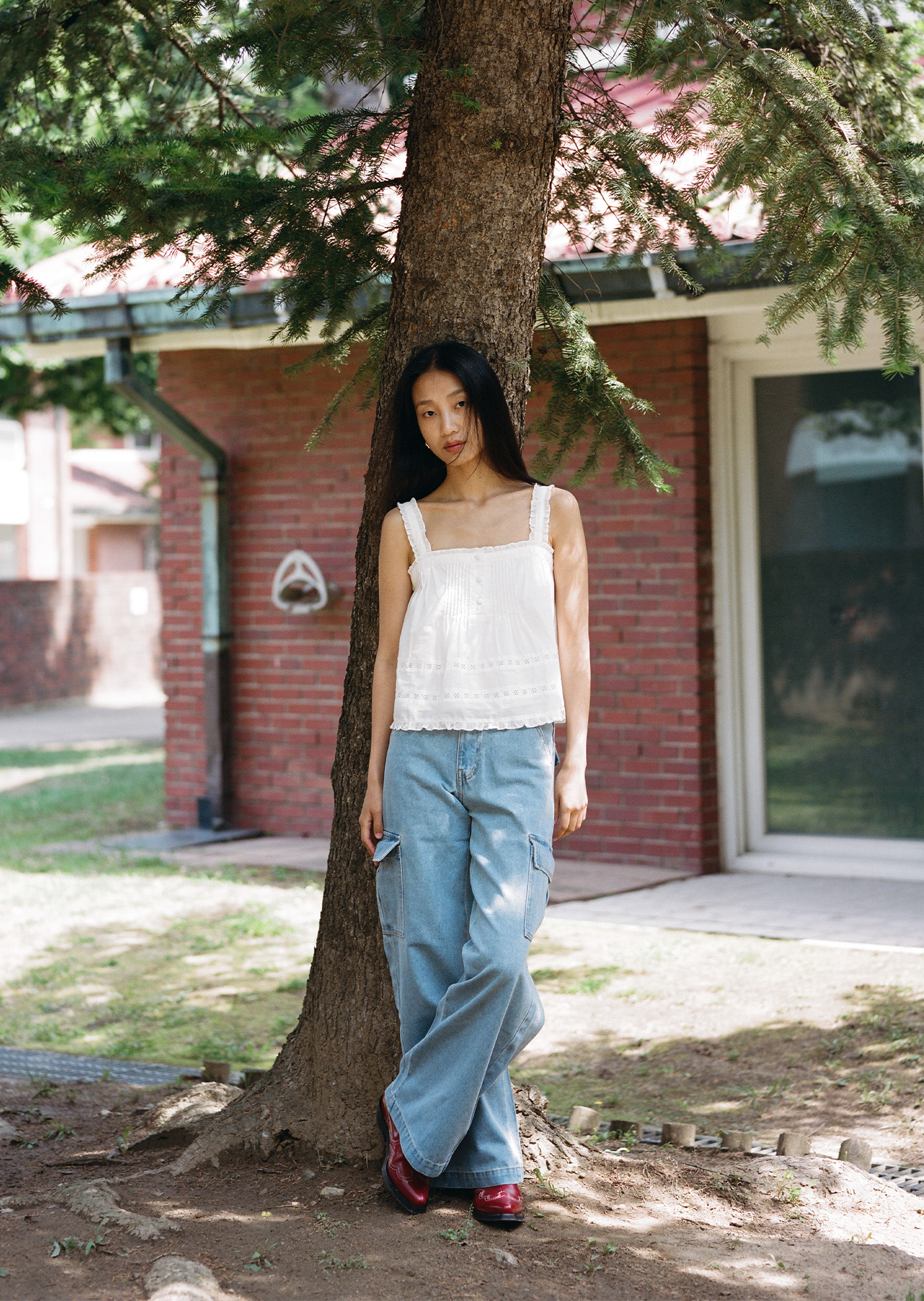 Abbey Top - White | Caramel Monster