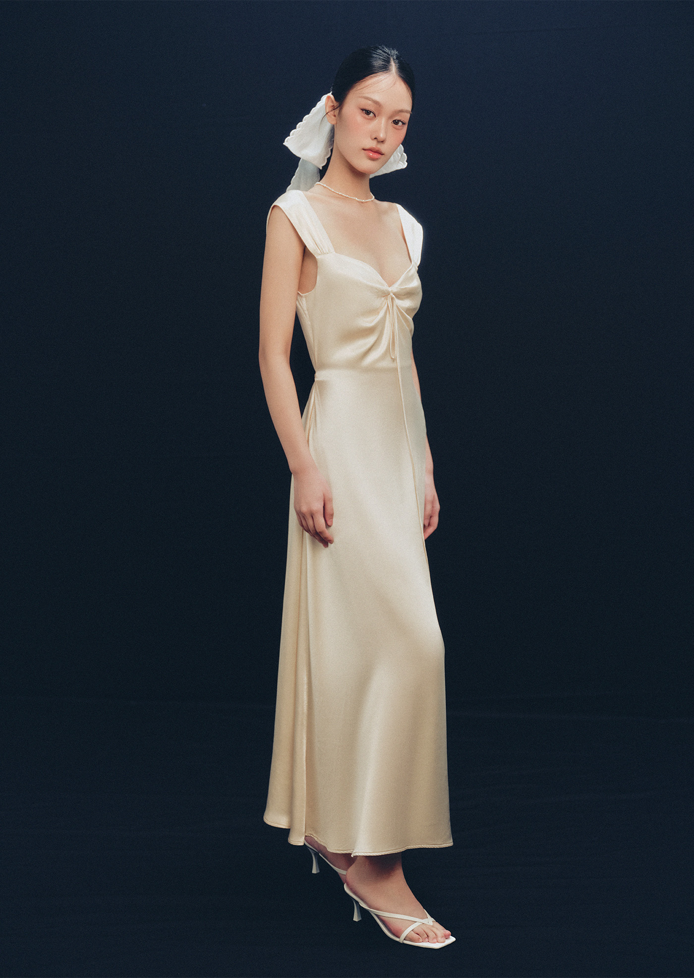 Genesis Maxi Dress - Champagne | Caramel Monster
