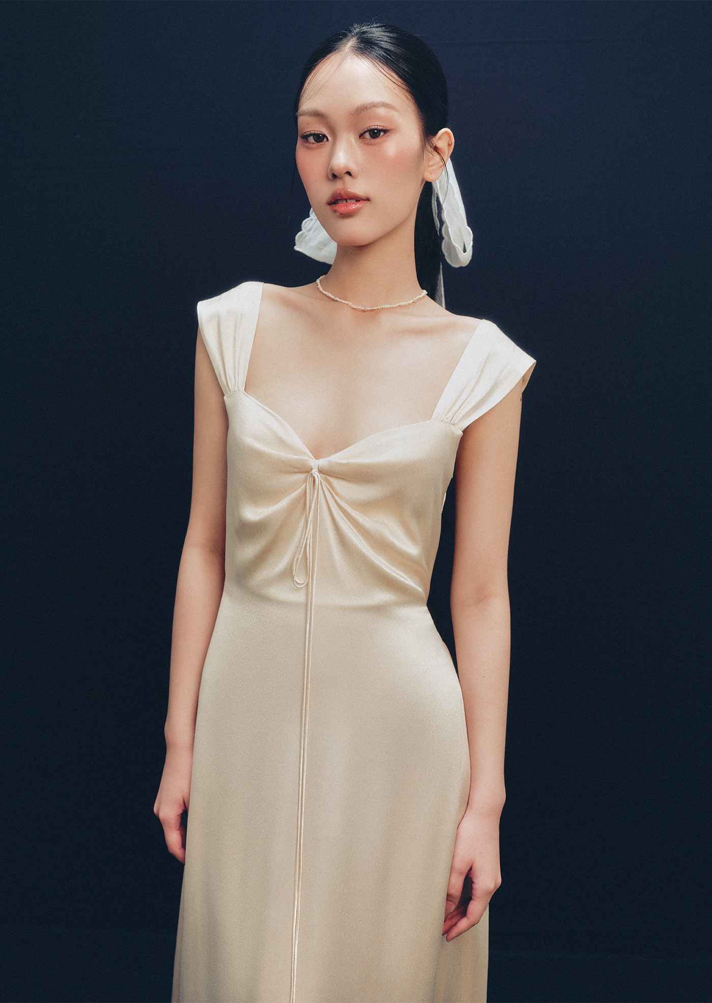 Genesis Maxi Dress - Champagne | Caramel Monster