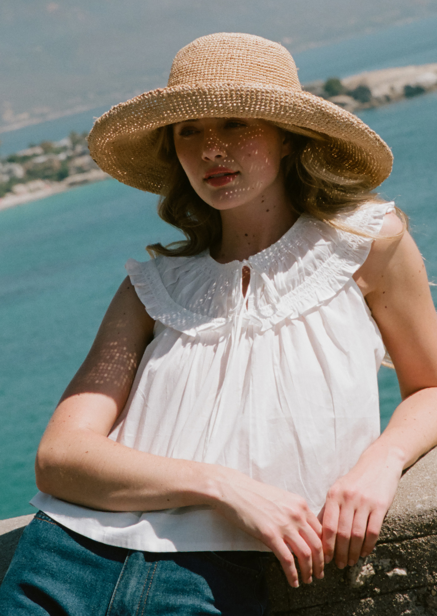 Kayla Top - White | Caramel Monster