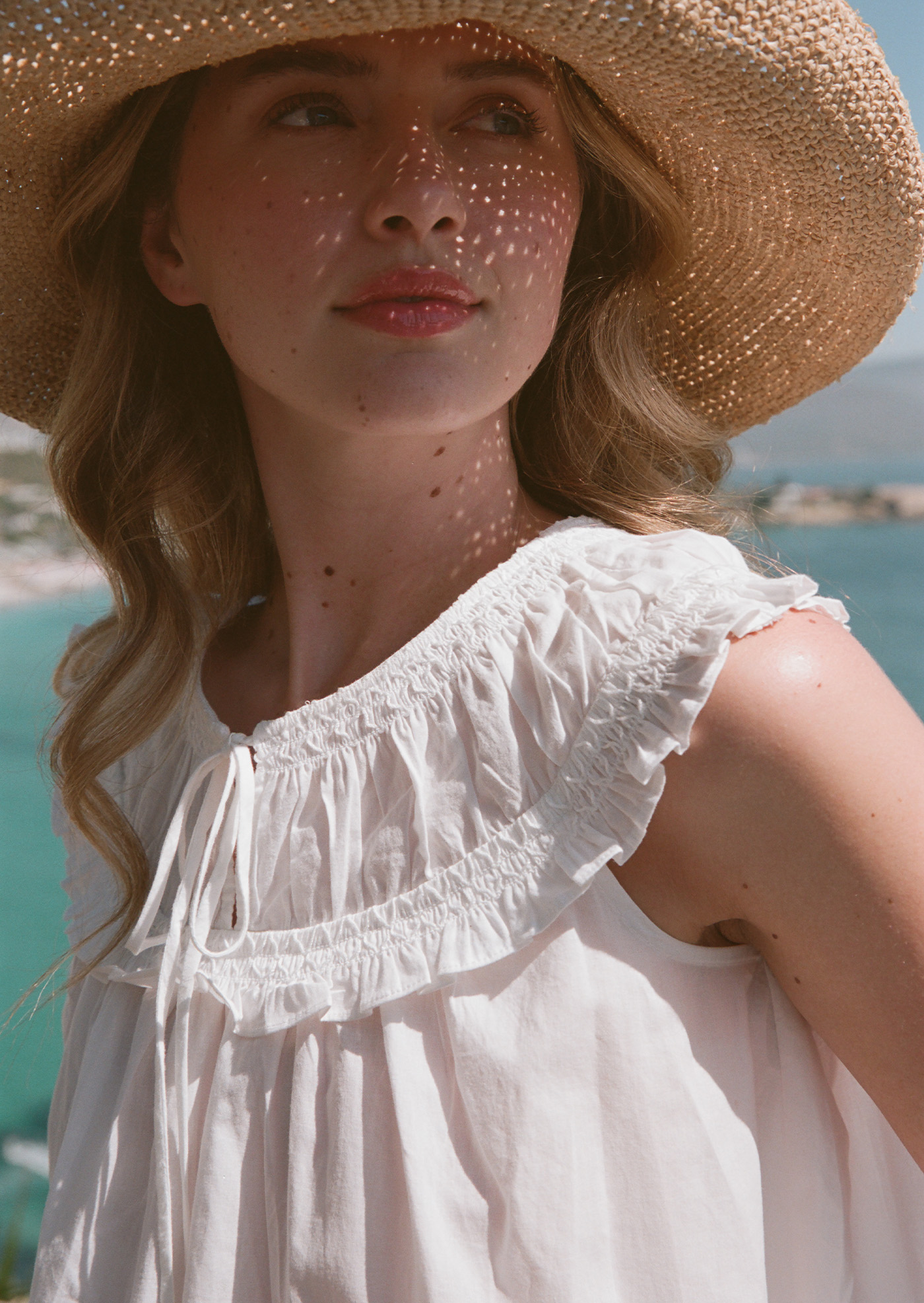 Kayla Top - White | Caramel Monster