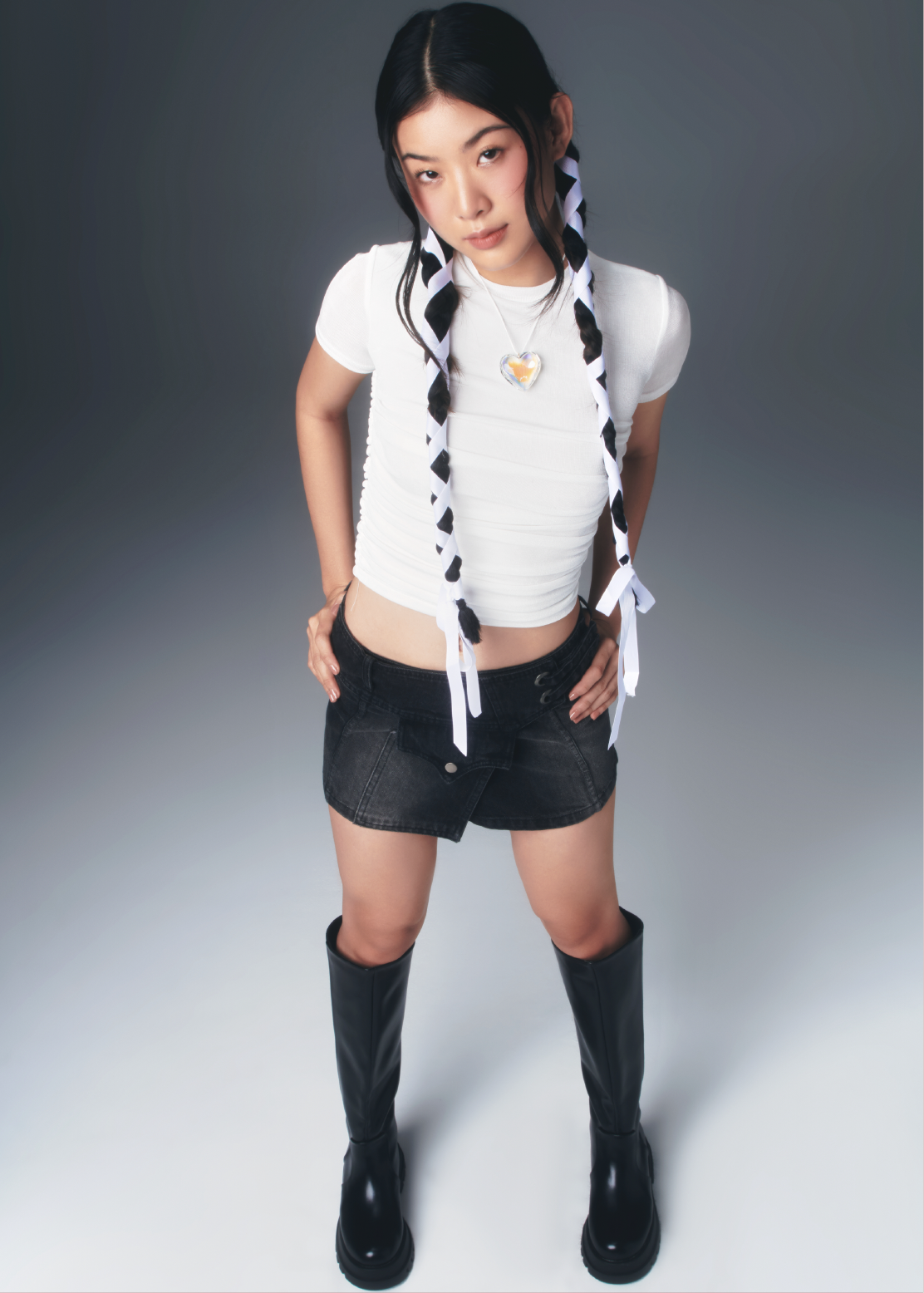 Alicia Top - White | Caramel Monster