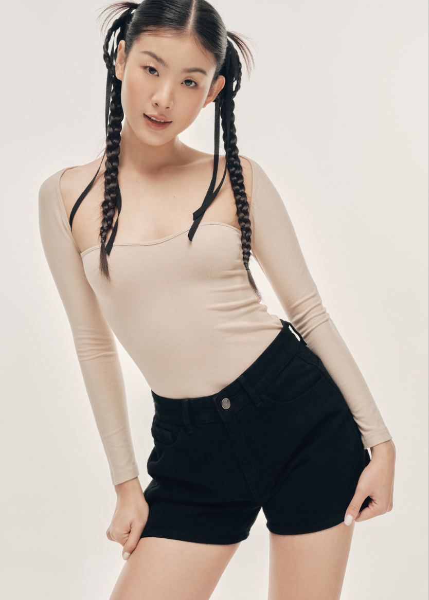 Salt Top - Oatmeal | Caramel Monster