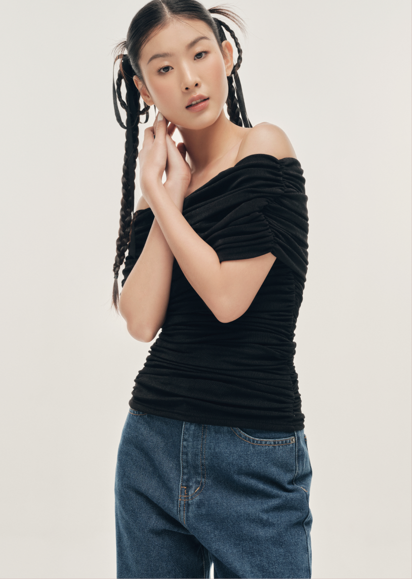 Constance Top - Black | Caramel Monster