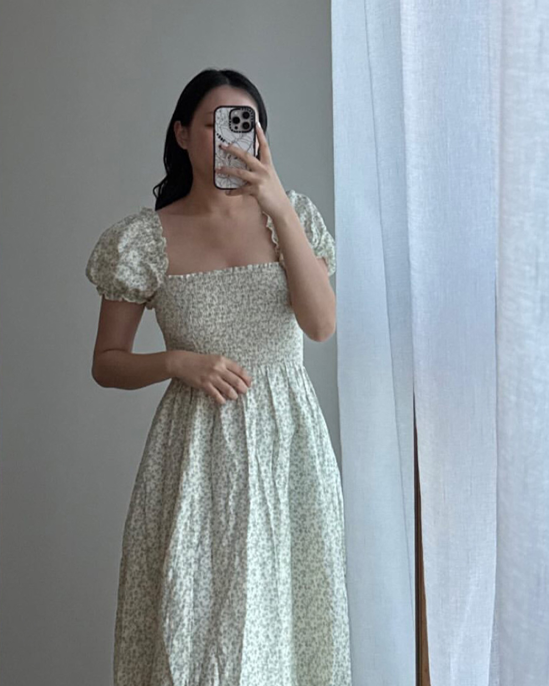 Quinn Midi Dress - Wild Prune In Sage | Caramel Monster